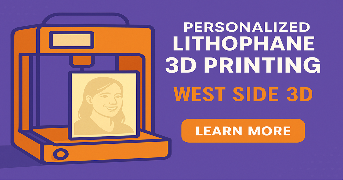 Personalized Lithophane 3D Printing - West Side 3D