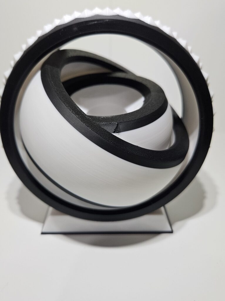 Giant Gyro Fidget With Stand - WestSide 3D Gift Shop